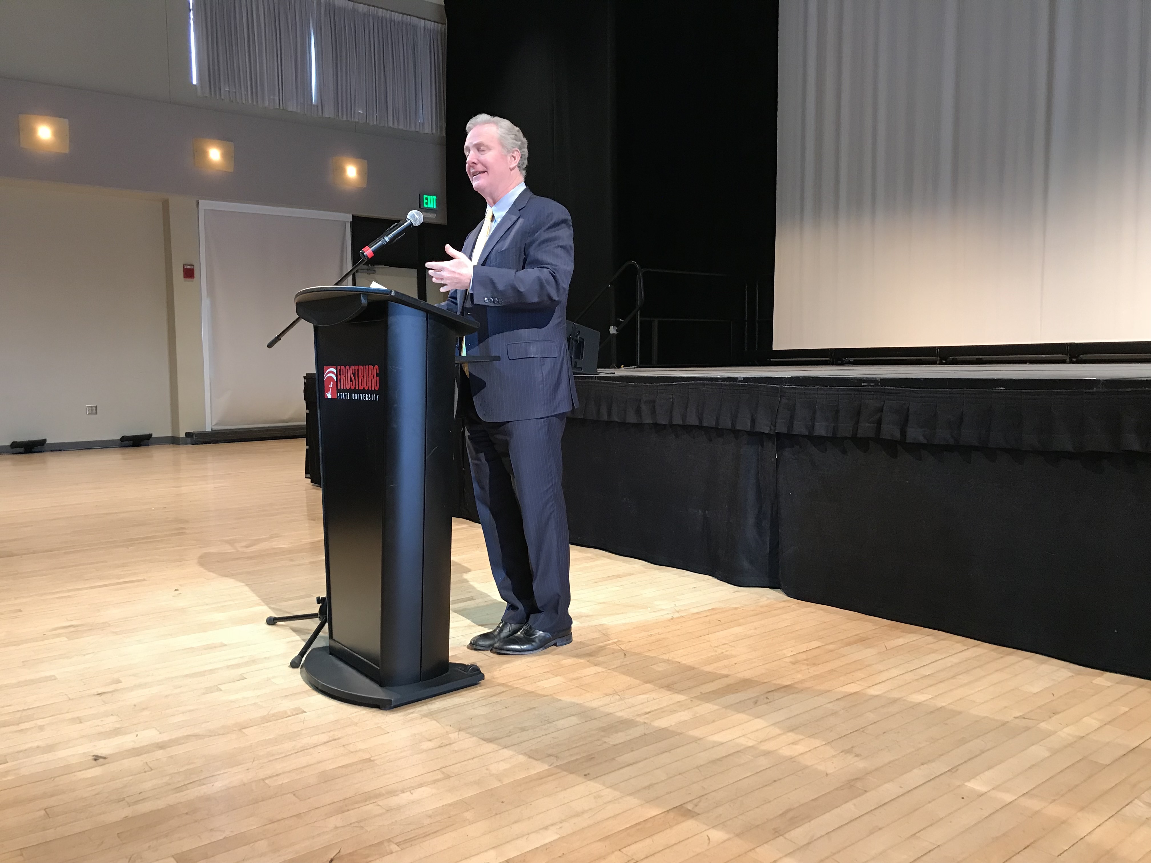 U.S. Senator Chris Van Hollen Speaks To Students At Frostburg State ... U.S. Senator Chris Van Hollen Speaks To Students At Frostburg State ...